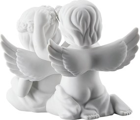 Figurka Classic dvojice andělů s květinami střední