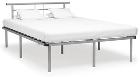 Rám postele šedý kov 160 x 200 cm,  324834