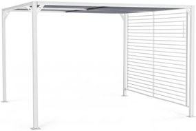 BIZZOTTO Hliníková pergola NOAH se stínící látkou bílá 0795444
