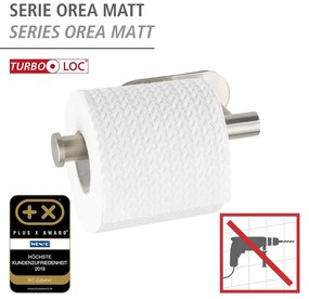 WENKO Držák WC papíru BEZ VRTÁNÍ TurboLoc OREA MATT matný 4x16x7 cm