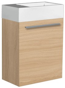 Koupelnová skříňka s umyvadlem Naturel Verona 46x50x26 cm světlé dřevo mat VERONA46SD