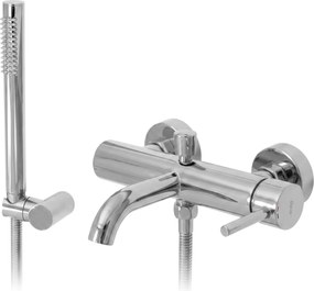 Rea Lungo - vanová baterie + ruční sprchový set, chrom, REA-B6641