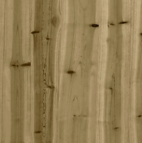 vidaXL Středová pohovka bílá 120 x 80 cm masivní borové dřevo [825764] Barva: Medově hnědá borovice