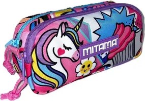 Mitama 2Zip Daisy Pop / Penál / 2 přihrádky