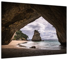 Obraz z jeskyně, Nový Zéland (70x50 cm)