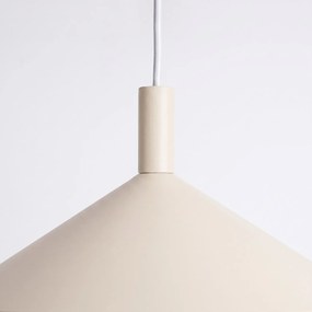 Sollux Lighting Závěsné svítidlo NOX 40 béžové