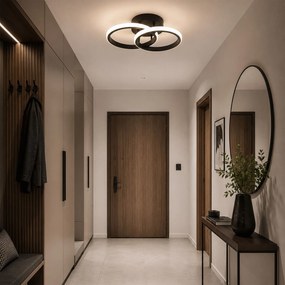 Toolight Rea, Stropní LED svítilna LHJ121-C Černé, OSW-03275