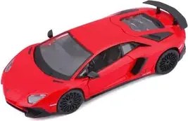 Bburago Plus Lamborghini Aventador LP 750-4 SV Red / měřítko 1:24