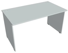 Stůl pracovní rovný 140 cm - Hobis Gate GS 1400 Dekor stolové desky: šedá, Dekor lamino podnože: šedá