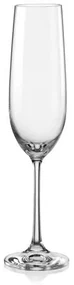 BOHEMIA VIOLA SKLENICE NA ŠAMPAŇSKÉ 190ML SADA 6 KS