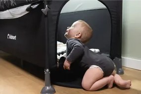 Kidnort Stugan Cestovní postýlka tmavě šedá