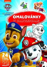 JIRI MODELS Omalovánky se samolepkami Tlapková patrola / 24 stran / 20