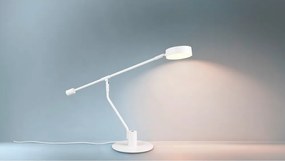 Matně bílá LED stolní lampa s ohybatelnou konstrukcí (výška 64 cm) Manduro – Trio