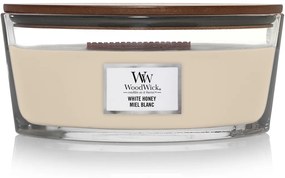 WoodWick – svíčka White Honey (Bílý med), 453 g