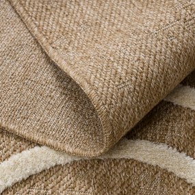 Dywany Łuszczów, Kusový koberec Spark 0688A beige/cream, 80x150, béžová, chodba / předsíň