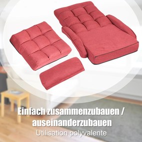 Costway Rozkládací pohovka Lazy rozkládací křeslo pro domácnost