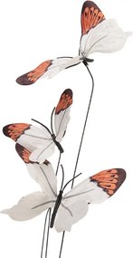 Dekorační větvička s bílými motýlky Butterfly - 10*10*65 cm
