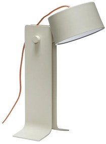 Béžová kovová stolní LED lampa Hübsch Crea