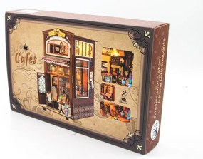 2Kids Toys 3D skládačka Zarážka na knihy Kavárna