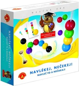 ALEXANDER Společenská hra Navlékej, nečekej! / 2-4 hráči / od 3 let