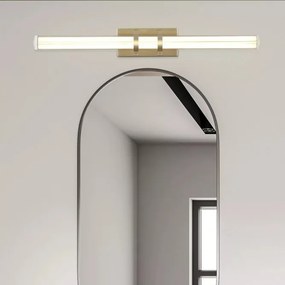 Searchlight 66412SB Nástěnné LED svítidlo PARMA ZLATÉ 47cm IP44
