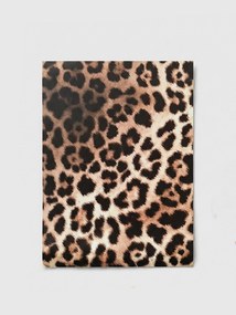 Sinsay - Samolepka na notebook s leopardím vzorem - hnědá