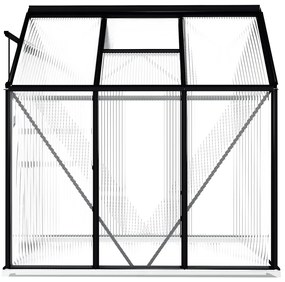 Skleník s podkladovým rámem antracitový 3,61 m² - Default Title