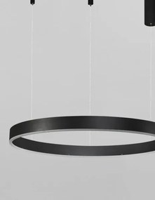LED lustr Motif 100 černé stmívatelné