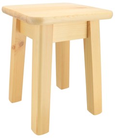ČistéDřevo Dřevěná stolička III 35 x 35 x 45 cm