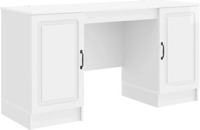 Stůl Bílá s vysokým leskem 142,5 x 50 x 75 cm Kompozitní dřevo 3414643