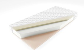 KAC Pěnová matrace s paměťovou pěnou VISCO a elastickou pěnou ABI 160x200 cm 16 cm