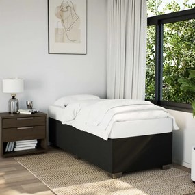 Rám postele bez matrace černá 80 x 200 cm textil 3284431
