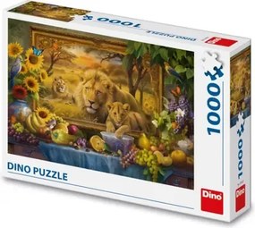 DINO Z obrazu: Lvi / 1000 dílků / od 15 let