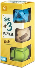 Set of 3 puzzles - balls