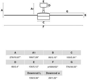 FARO 34292-1TW - LED Stmív. ventilátor CRUISER LED/20W/230V 2700/4000/6500K + DO