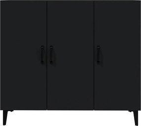 vidaXL Příborník 90 x 34 x 80 cm kompozitní dřevo [812502] Barva: Černá