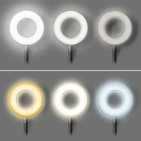 Solight LED stmívatelná stolní lampička s klipem / 300lm / nastaviteln