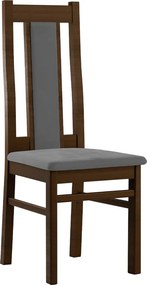 4x Jídelní židle KORA s KRZ1 | 41 cm | šedá/samoa king | SADA 4 ks ŽIDLÍ