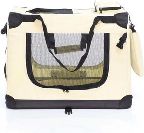Přepravní box fudajo – 60 × 42 × 44 cm, béžová (64186)