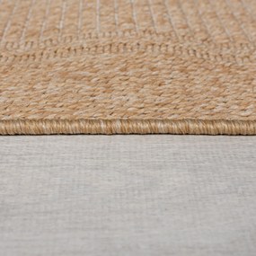 Kusový koberec Aruba Alfresco Weave Natural – na von aj na doma, 80x150, béžová, chodba / predsieň, Flair Rugs
