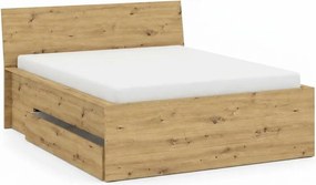 Postel Bamio 160 x 200 cm, dub artisan