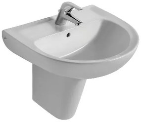Ideal Standard Eurovit - Umyvadlo 65x48x22 cm, s přepadem, 1 otvor pro baterii, bílá V134001
