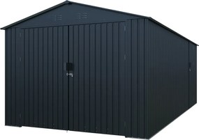 Riwall PRO RMCG 20x10 Anthracite - kovová garáž 3 x 6 m se sedlovou střechou Antracit