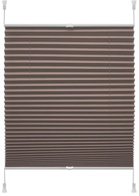 Hnědá roleta 57x150 cm Plisé Verona – Gardinia