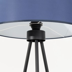 Sollux Lighting Stojací lampa NEVIA tmavě modrá