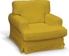 Potah na křeslo IKEA Ekeskog barva žlutá látka sametová