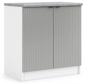 Kuchyňská skříňka spodní 80 cm - LAM D80 2D - Dvířka GISEL