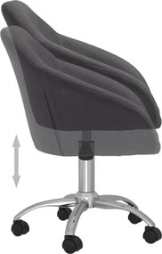 vidaXL Otočné jídelní židle 2 ks textil [330502] Barva: taupe