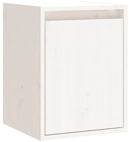 vidaXL Nástěnná skříňka bílá 30 x 30 x 40 cm masivní borové dřevo