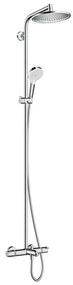 Hansgrohe Crometta S, Showerpipe 240 1jet s vanovým termostatem, chromová, HAN-27320000